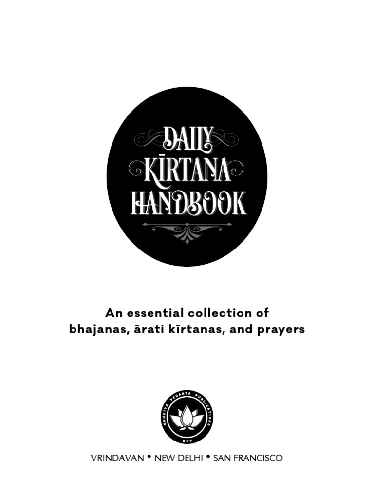 Daily Kirtan Handbook | PDF | Indian Religions | Indian Poetics