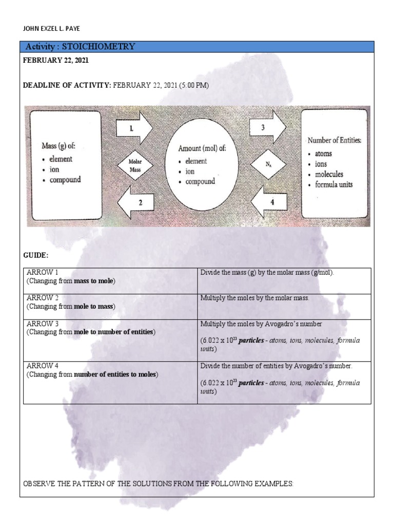 Paye Physical Science Week 5 Activity Sheet | PDF