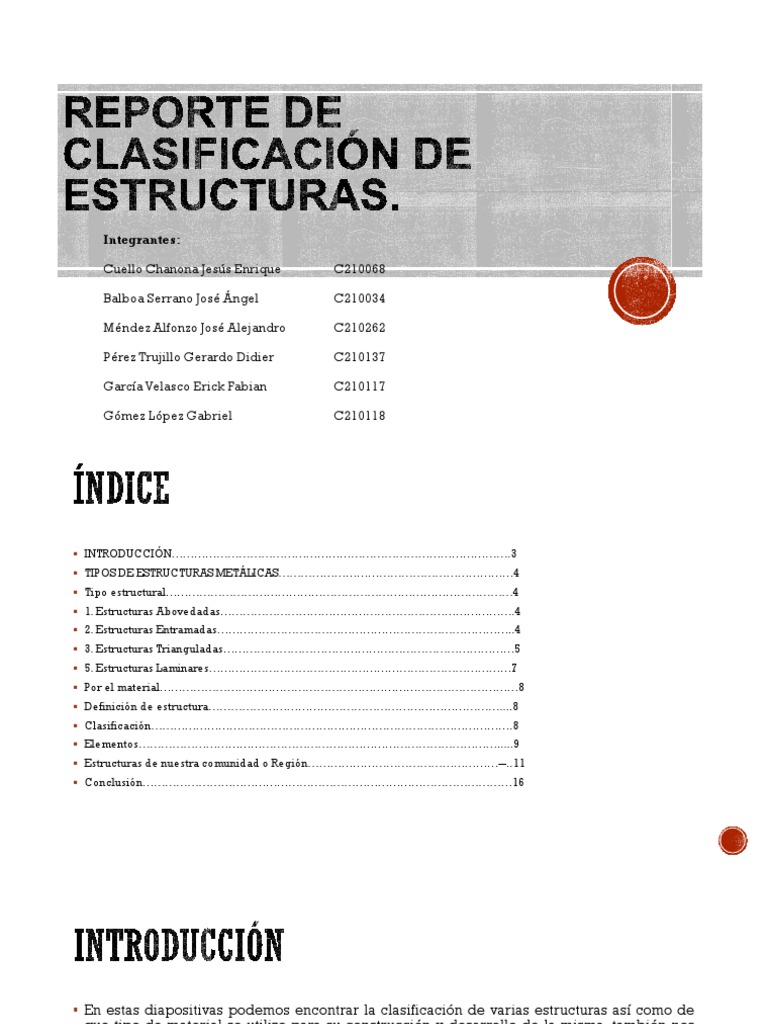 Reporte de Clasificación de Estructuras Actualizado-Comprimido | PDF | Braguero | Fundación ...