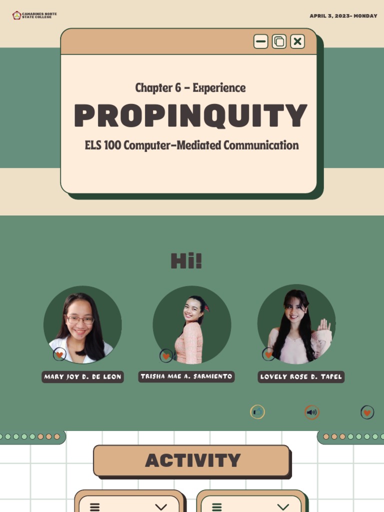 PROPINQUITY - Chapter 6 (Experience) | PDF