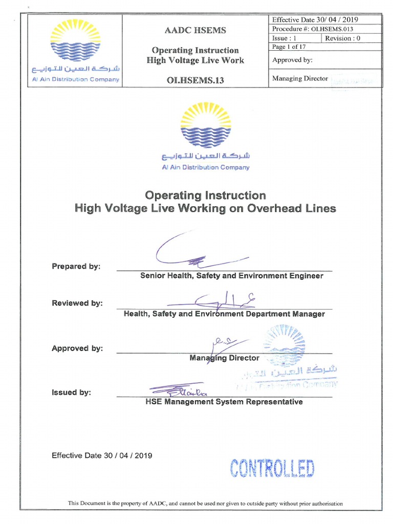 Oi. HV Live Work - Ohl | PDF