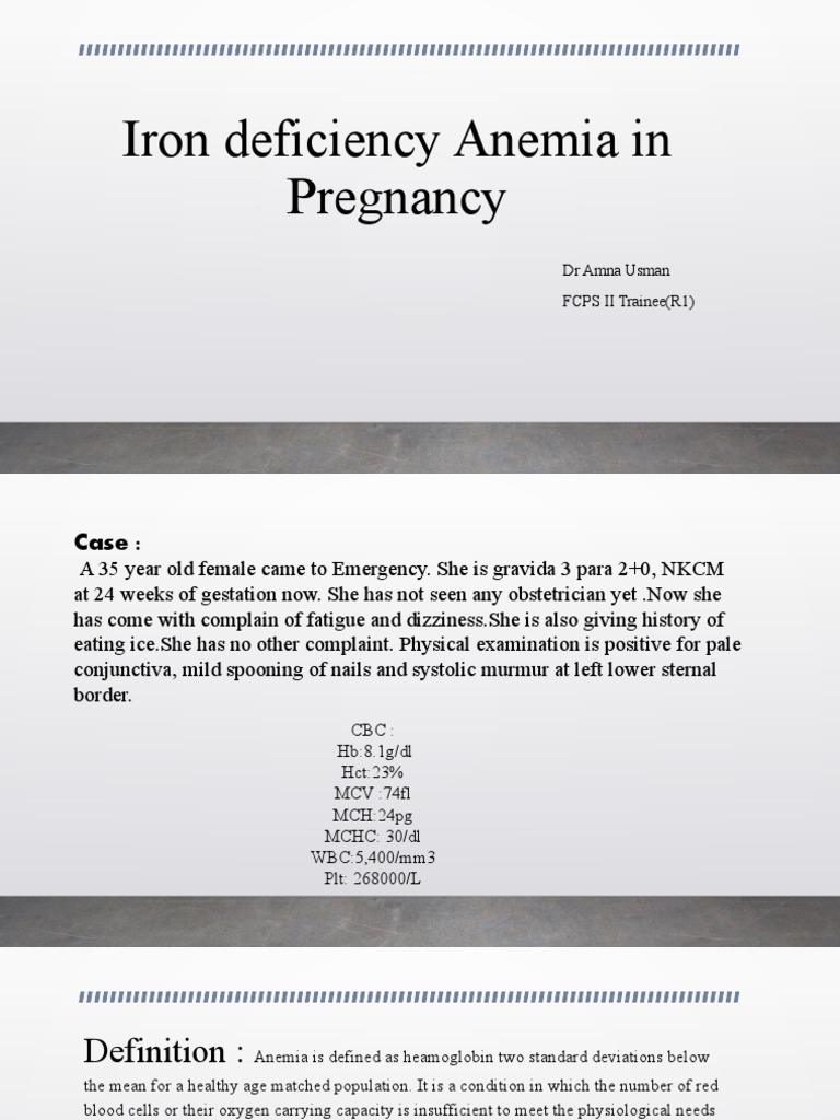 iron deficiency anemia.1 | PDF | Anemia | Hematology