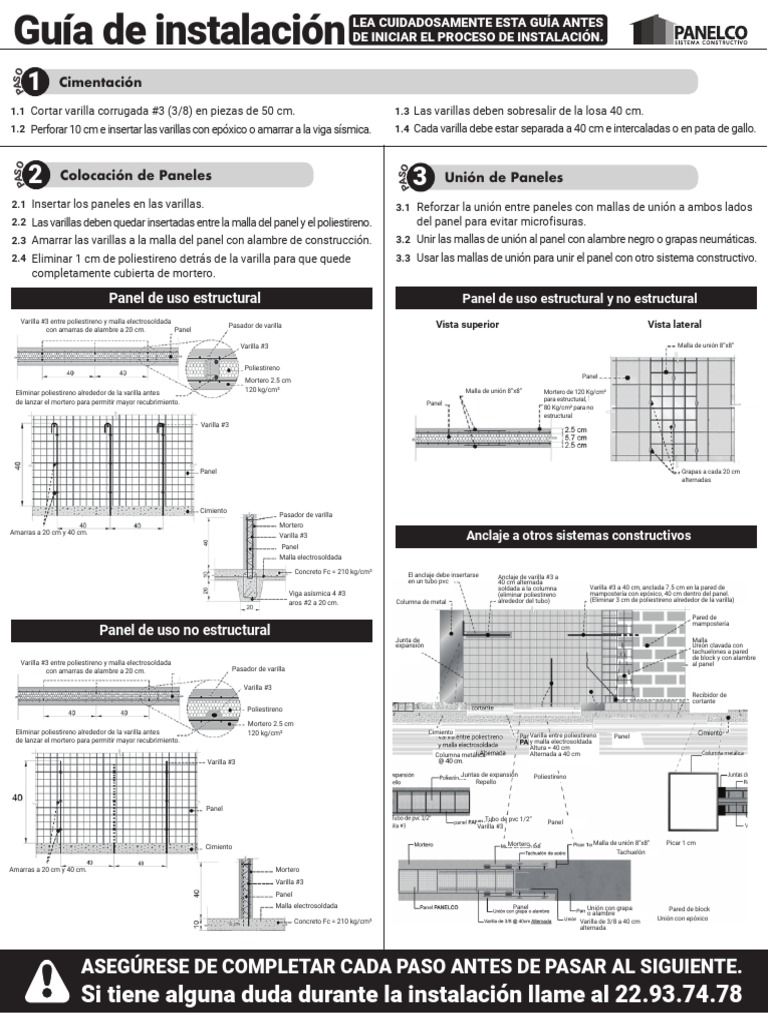 Guía de Instalación 2021 - Blanco y Negro v4 | PDF | Materiales de construcción | Construyendo ...