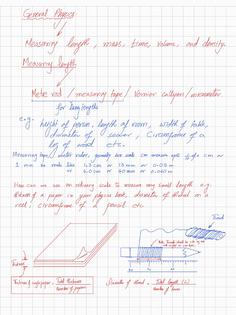 general physics notes | PDF