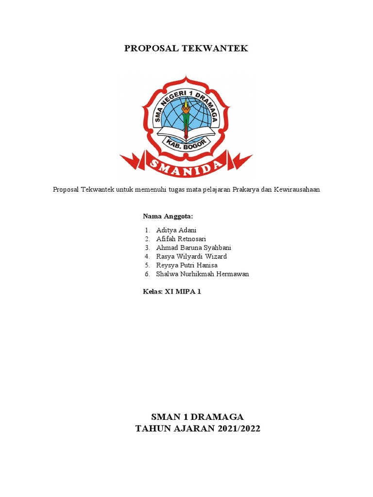 PROPOSAL TEKWANTEK Kel.2 PKWU | PDF