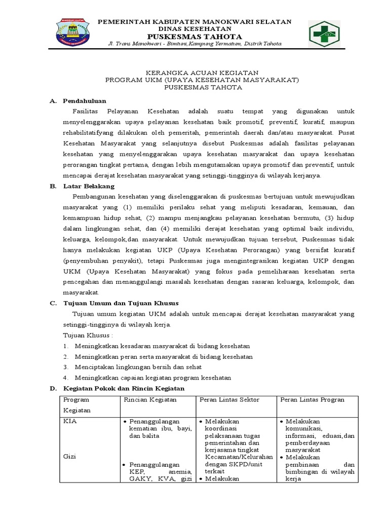 Kak Program Ukm | PDF