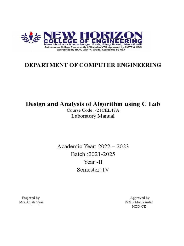 DAA Manual | PDF | Engineering | Queue (Abstract Data Type) DAA Manual | PDF | Engineering | Queue (Abstract Data Type)