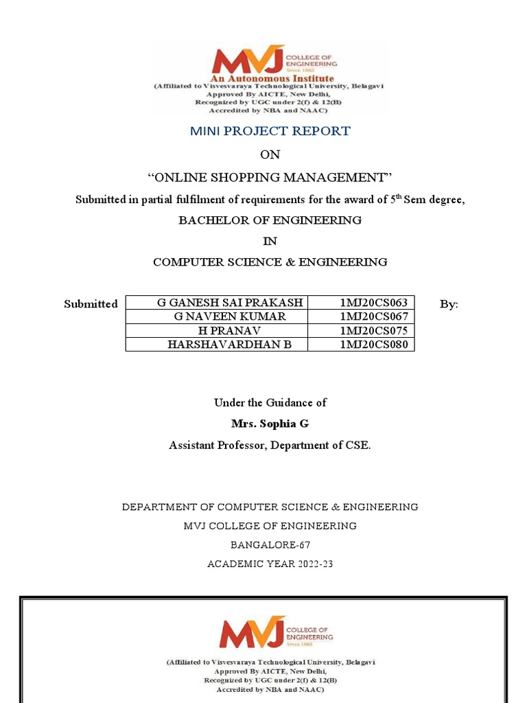 Mini - Project Report | PDF | Software Testing | Unit Testing
