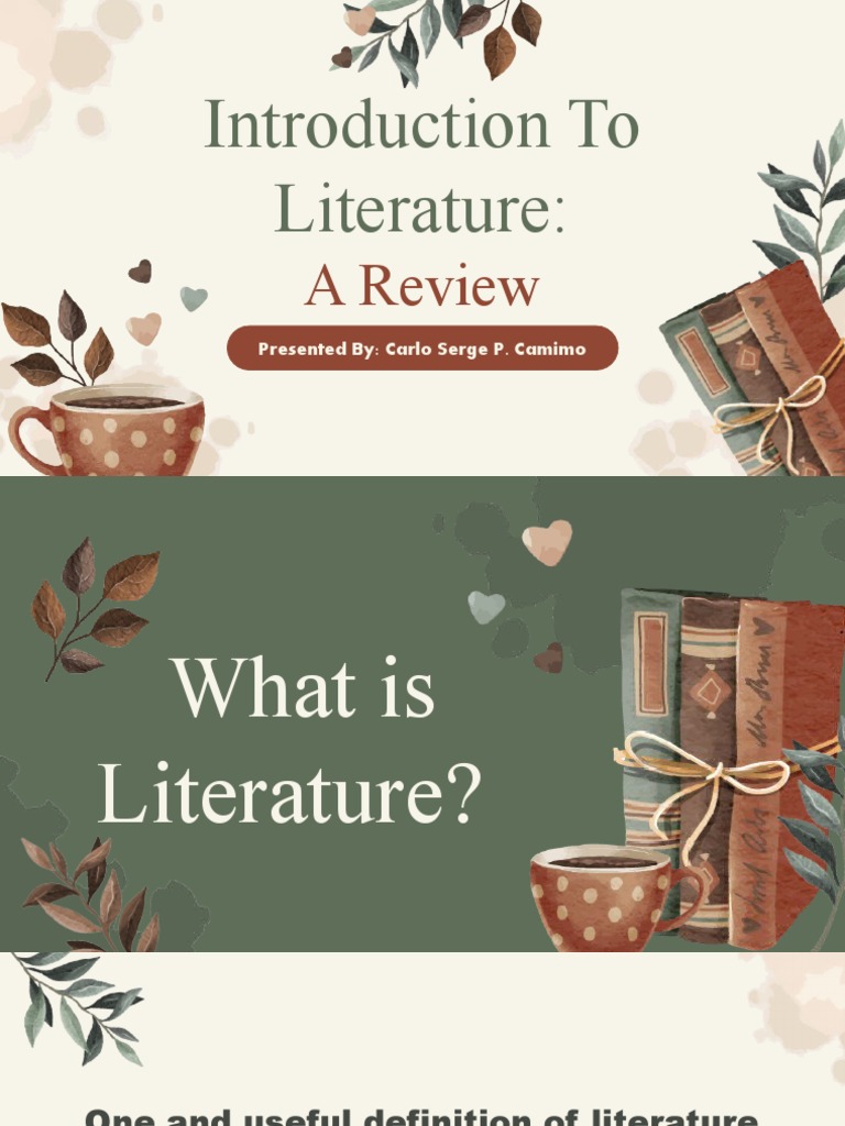 Introduction To Literature | PDF | Experience | Happiness