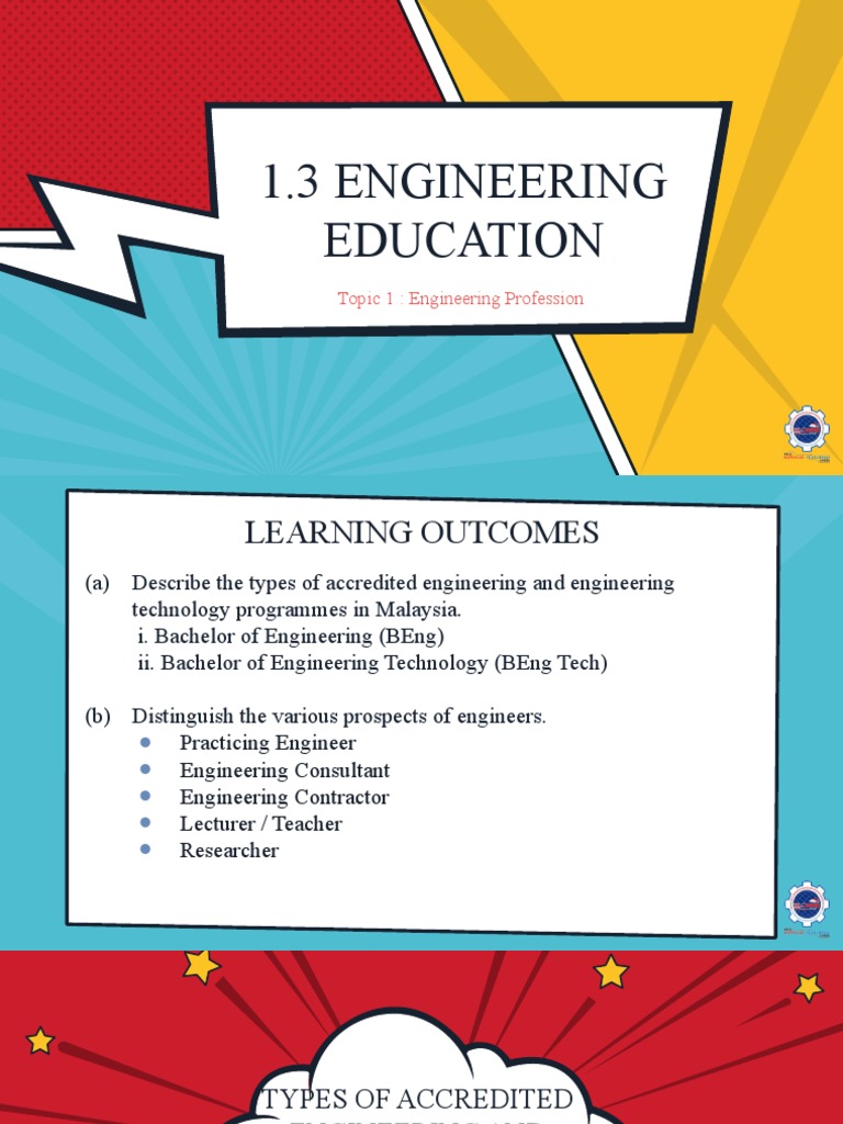 1.3 Engineering Education | PDF | Engineer | Engineering