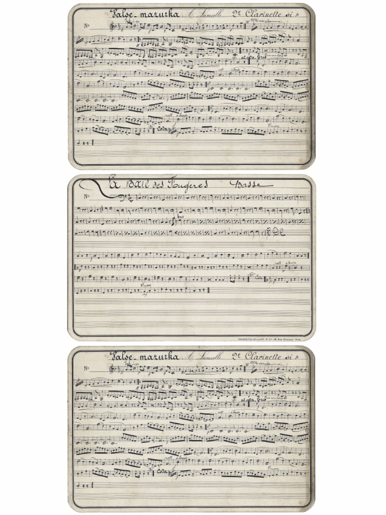 Sheet Music Cards Graphics Fairy | PDF