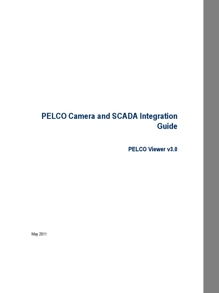 Pelco Camera Integration Guide | PDF | Microsoft Windows | Windows Vista