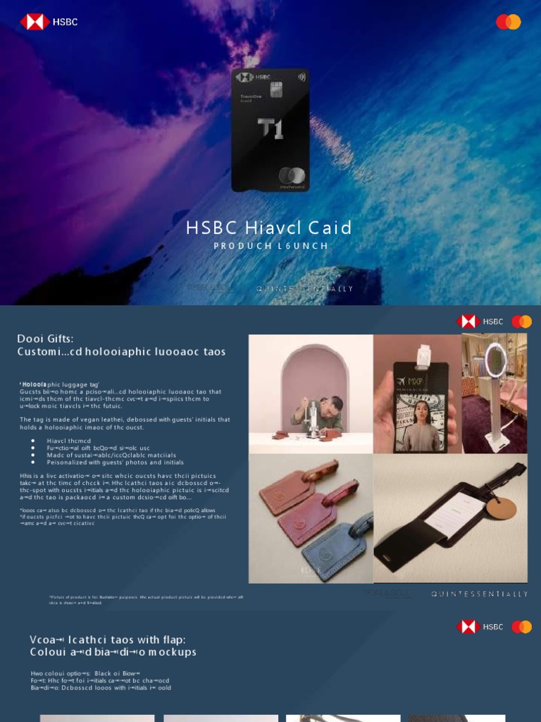 HSBC Gifting Luggage Tag c2 | PDF