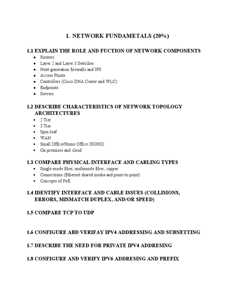 Cisco Ccna 200-301 | PDF | Ip Address | Computer Network