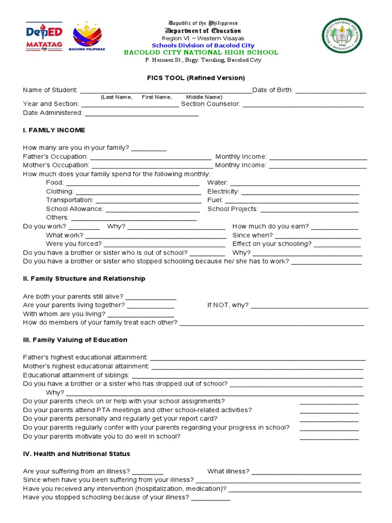 BCNHS Ficstool 2023 | PDF | Bullying