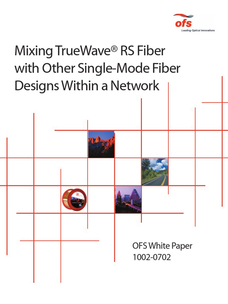 Mixing SM Fibers | PDF | Optical Fiber | Dispersion (Optics)