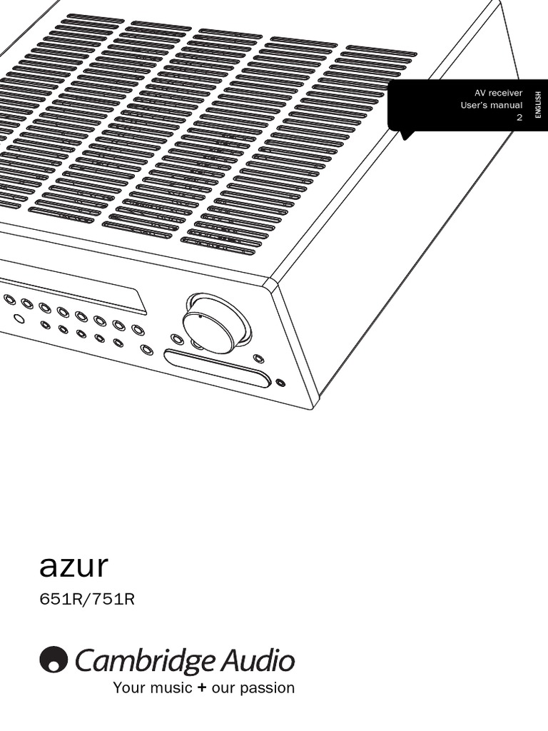 Azur 651R 751R User Manual English | PDF | Hdmi | Ac Power Plugs And ...