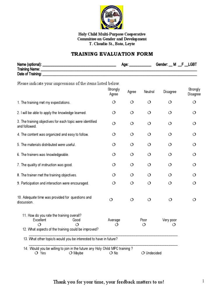 GAD Eval Form | PDF