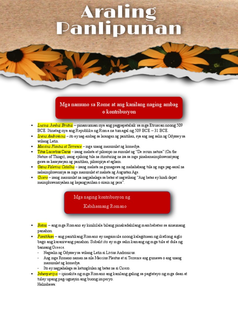 Araling Panlipunan Quarter 2 Module 3 Activity | PDF