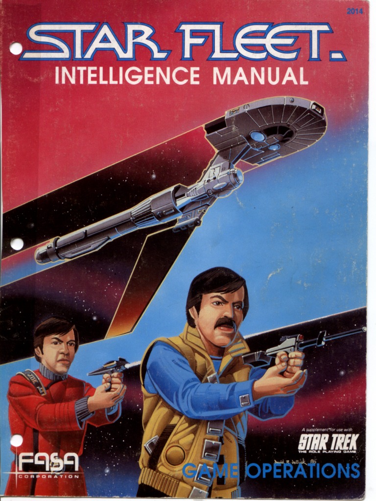 Star Trek RPG - FASA - 2014 Star Fleet Intelligence Manual - Game Operations | PDF