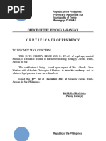 Bgy Tanod Id 1-2-2 | PDF | Philippines