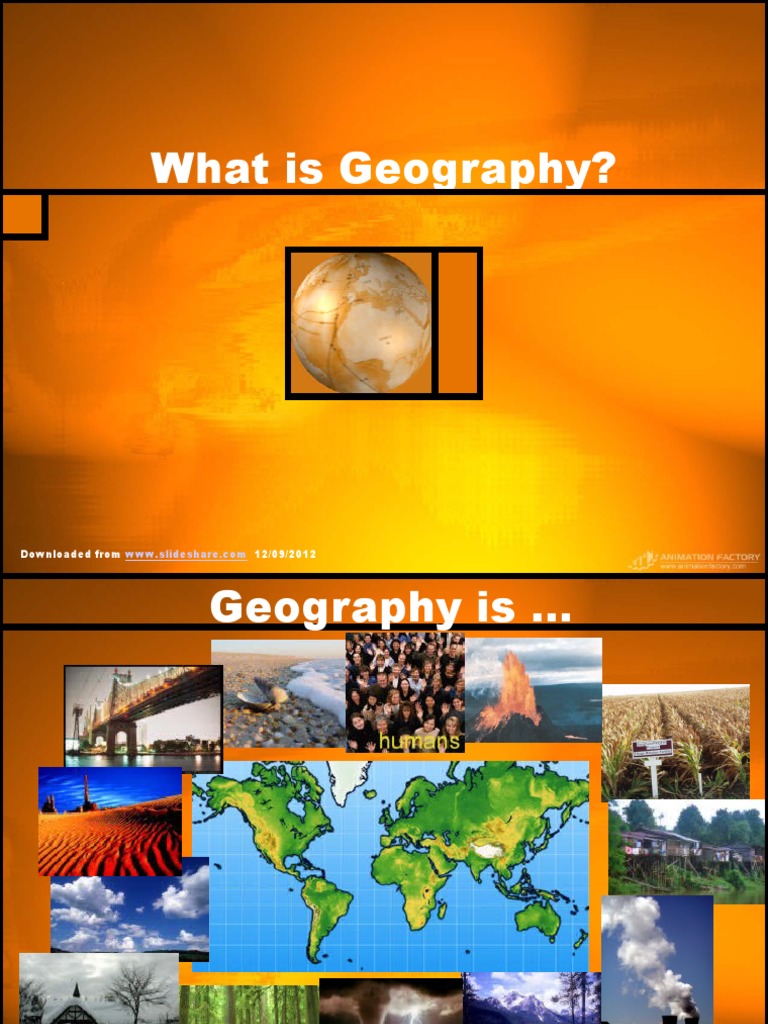 Introduction To Geography | PDF | Geography | Information