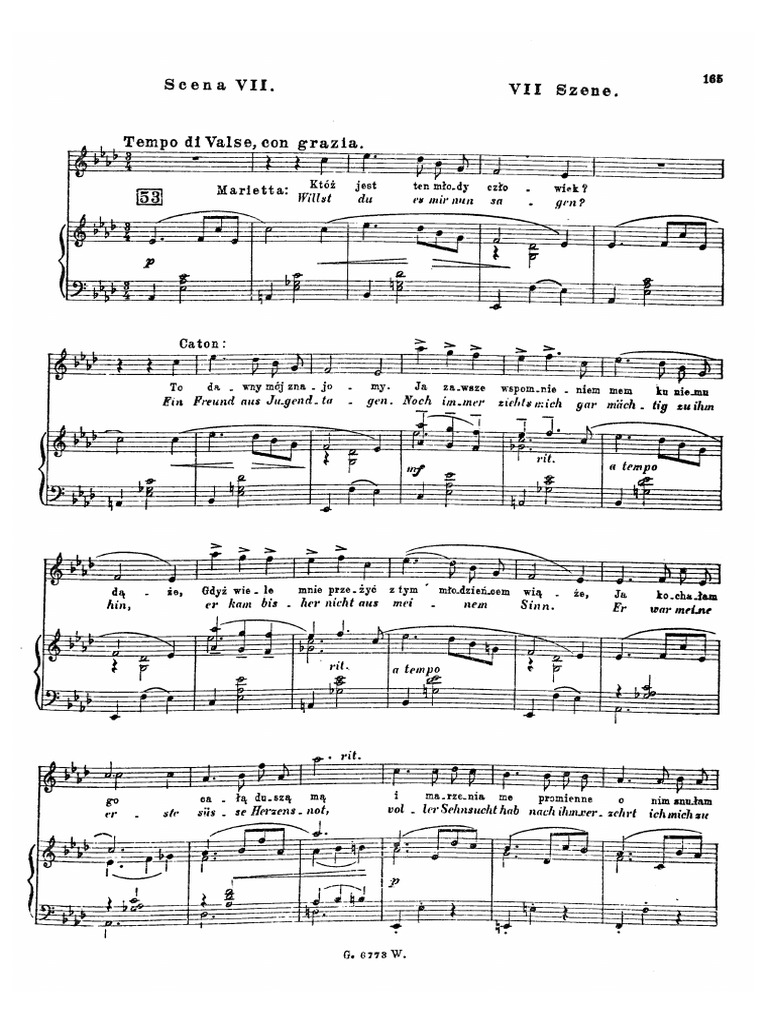 Walc Caton - Rozycki - Op.47 - Casanova - Vs | PDF