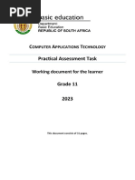 Information Technology PAT GR 12 2025 Eng | PDF | Databases | Human ...