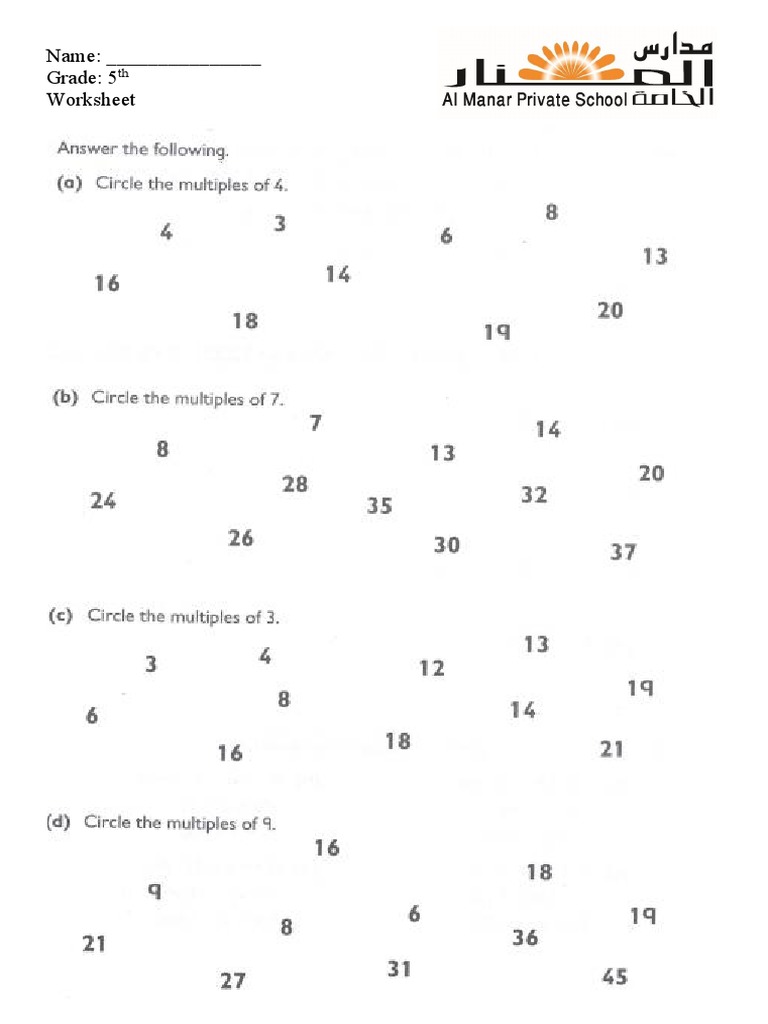 Remedial Worksheet 2 | PDF