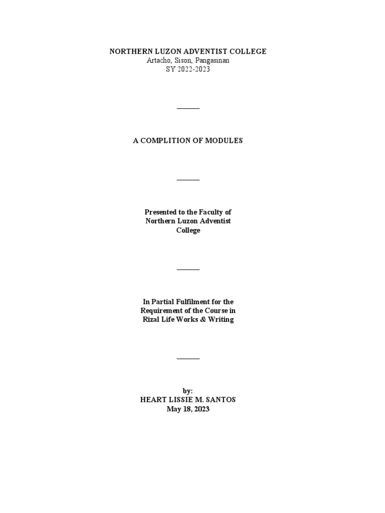 Rizal Project | PDF | Politics | Social Science