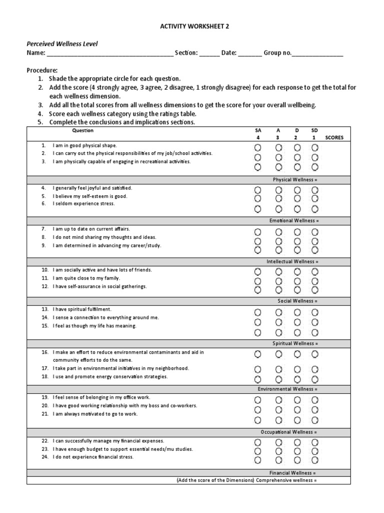 Worksheet 2 | PDF | Cognition | Social Psychology