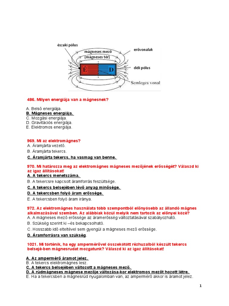 Mágnes Részei | PDF