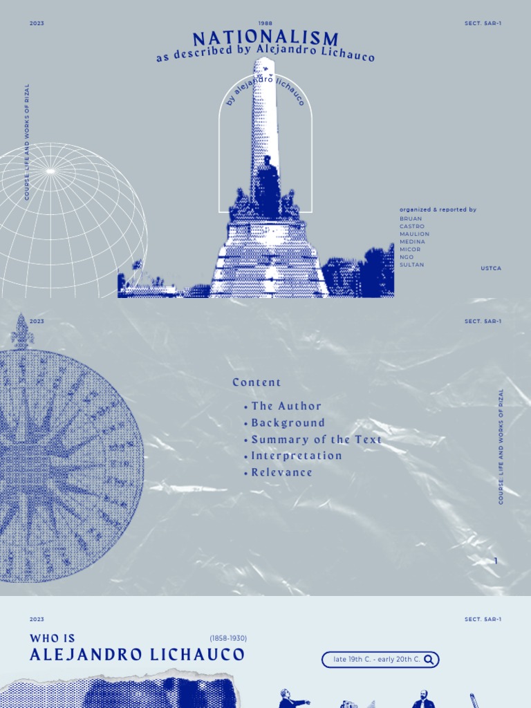LICHAUCO: NATIONALISM presentation | PDF