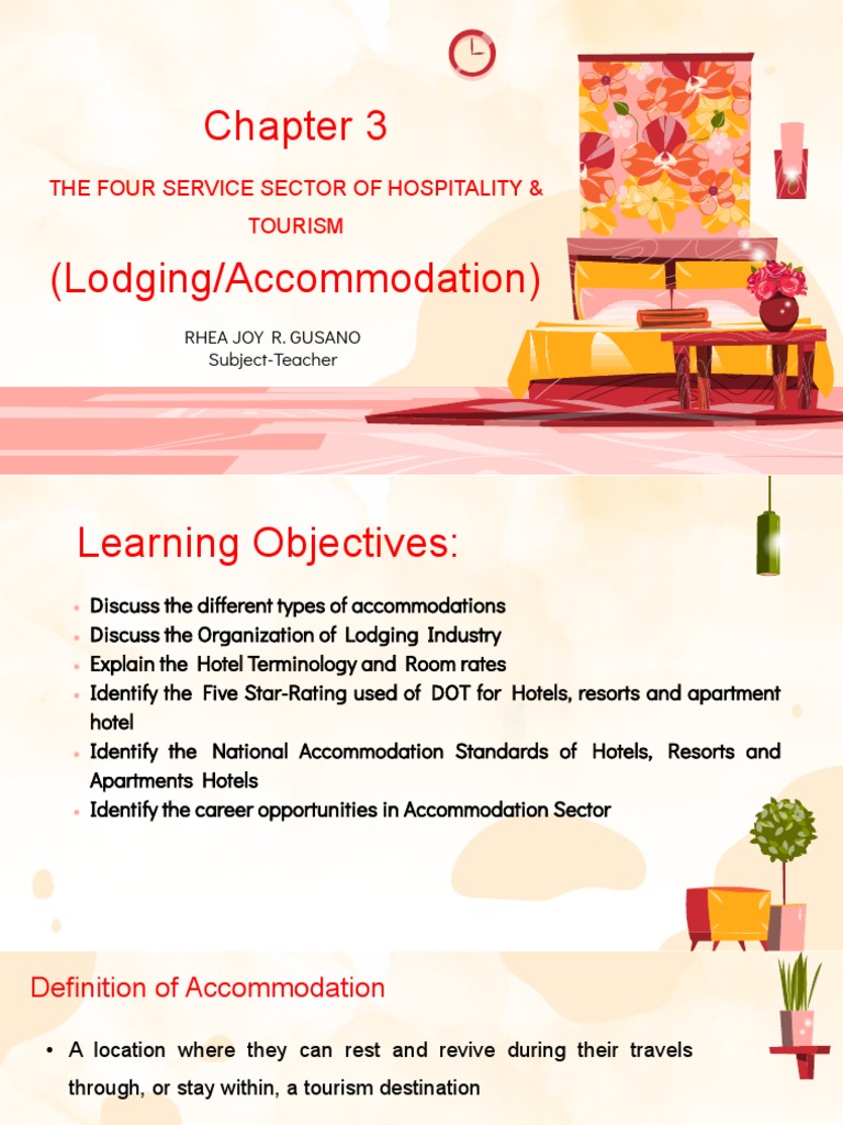 Chapter 3-Lodging-Accommodation | PDF