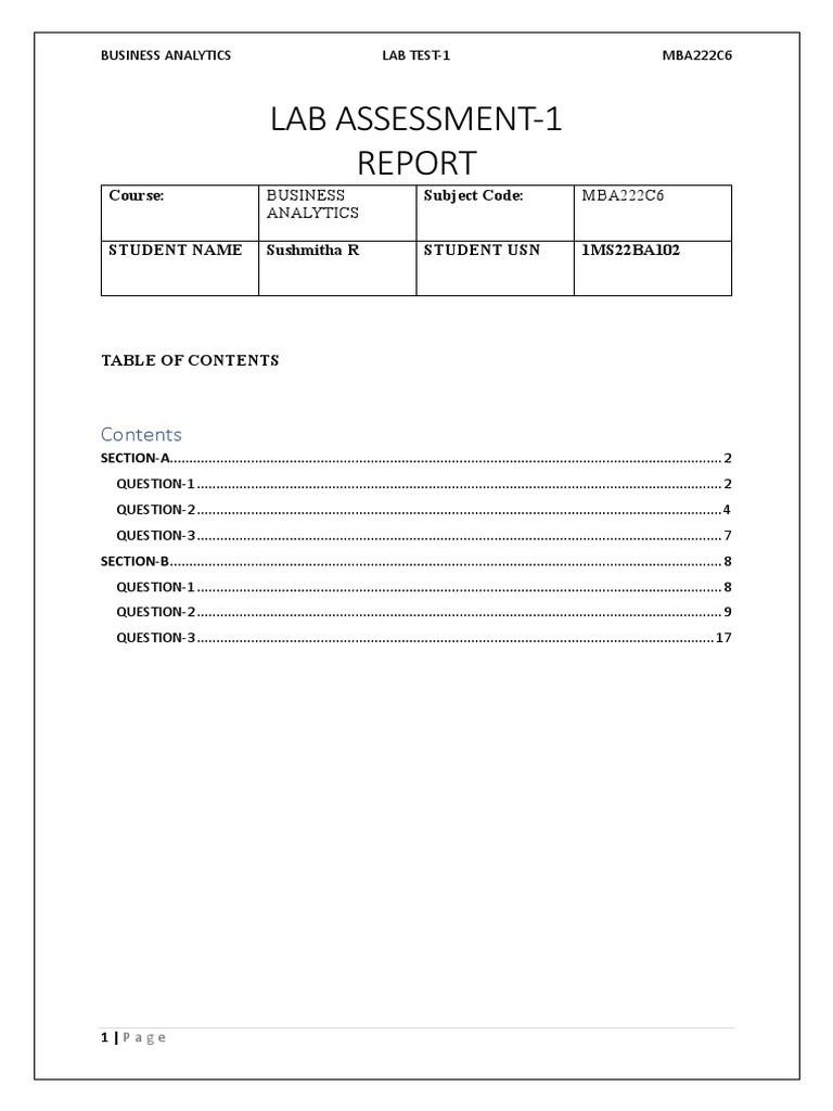 Business Analytics | PDF | Variance | Standard Deviation Business Analytics | PDF | Variance | Standard Deviation