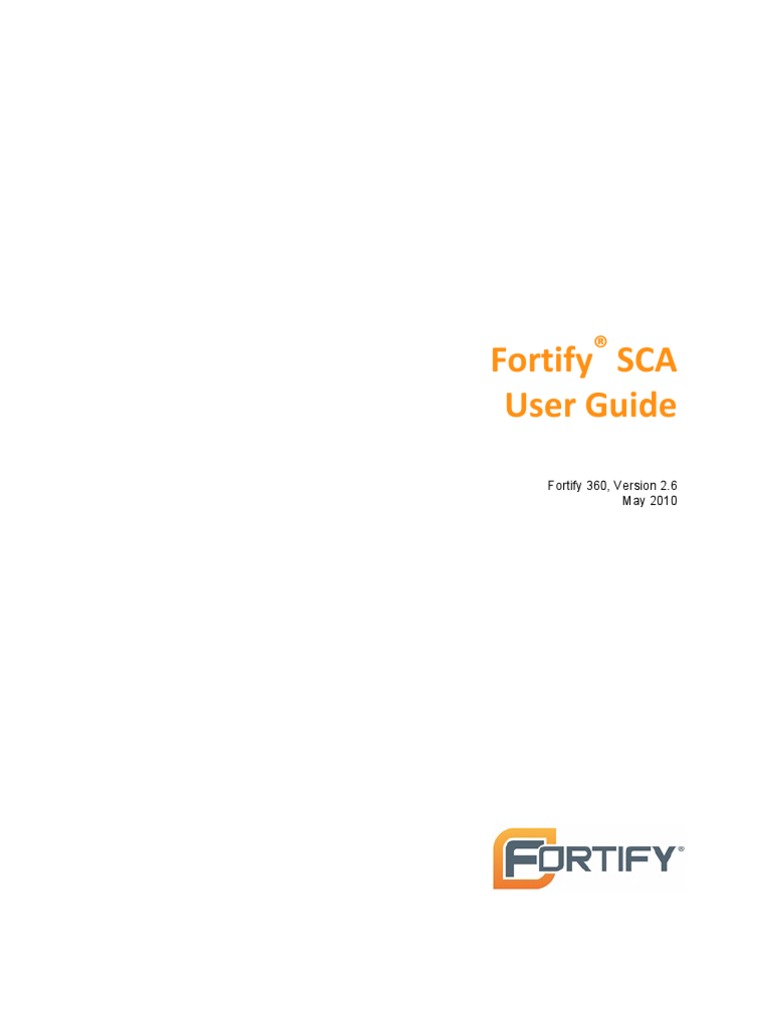 F360 v2.6 SCA User Guide | PDF | Java Server Pages | Java (Programming Language)