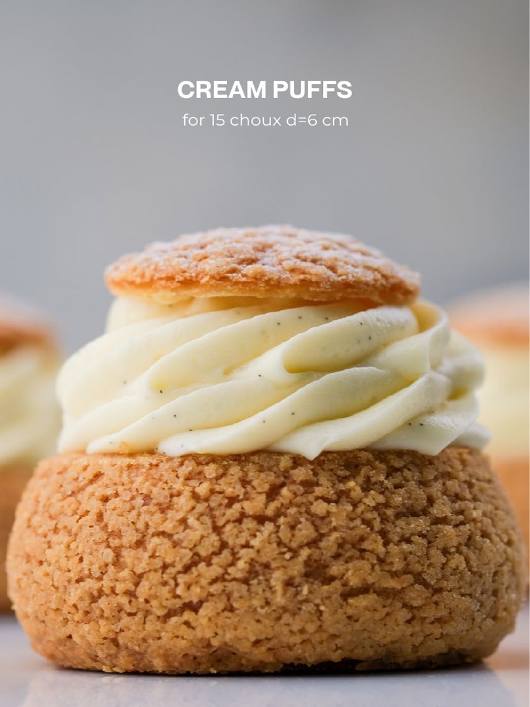 Cream Puffs KICA | PDF | Foods | Butter