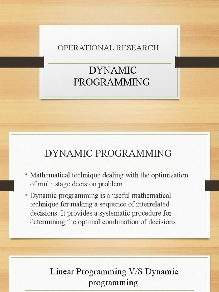 Dynamic Programming | PDF | Dynamic Programming | Equations Dynamic Programming | PDF | Dynamic Programming | Equations