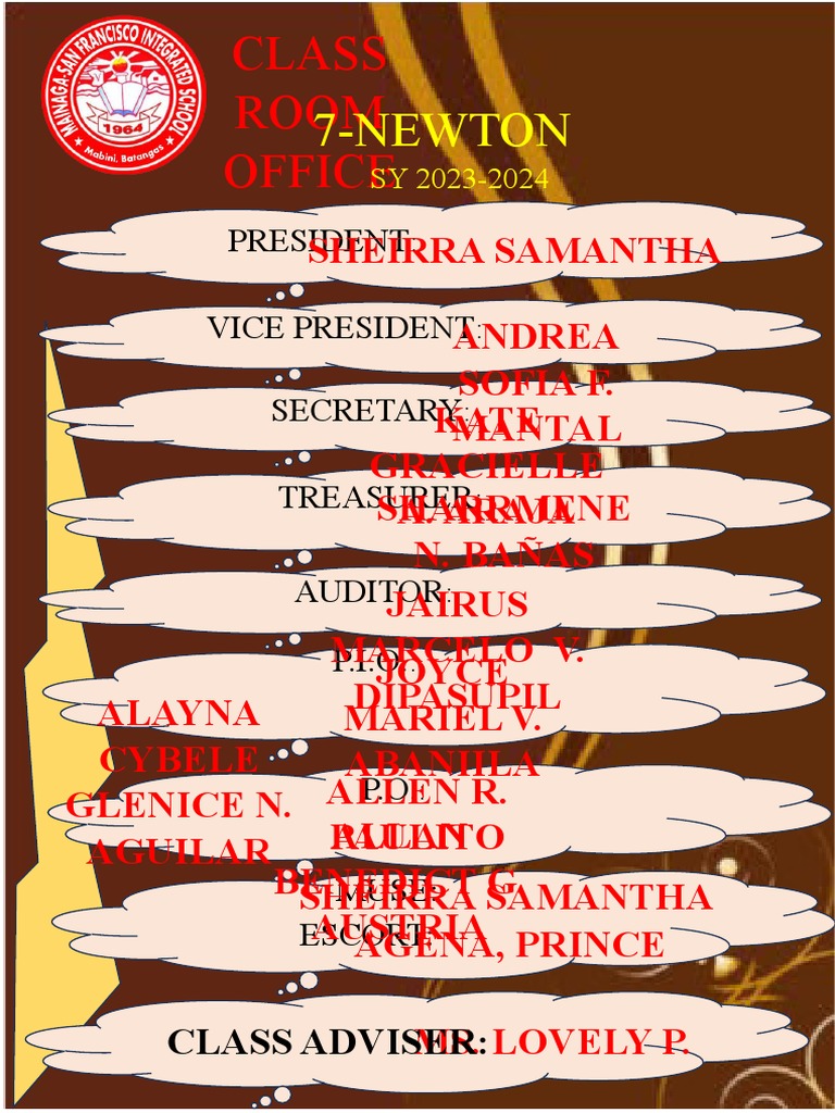 Class Officers | PDF