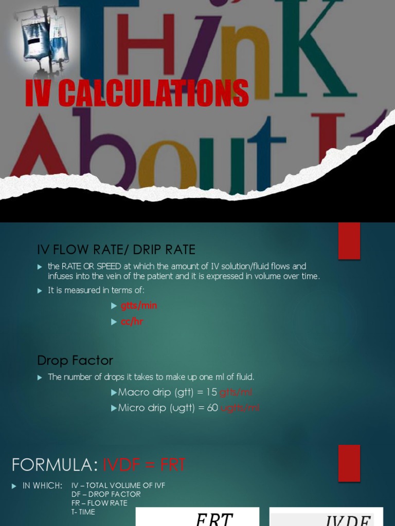 Iv Calculations 1 | PDF | Technology & Engineering