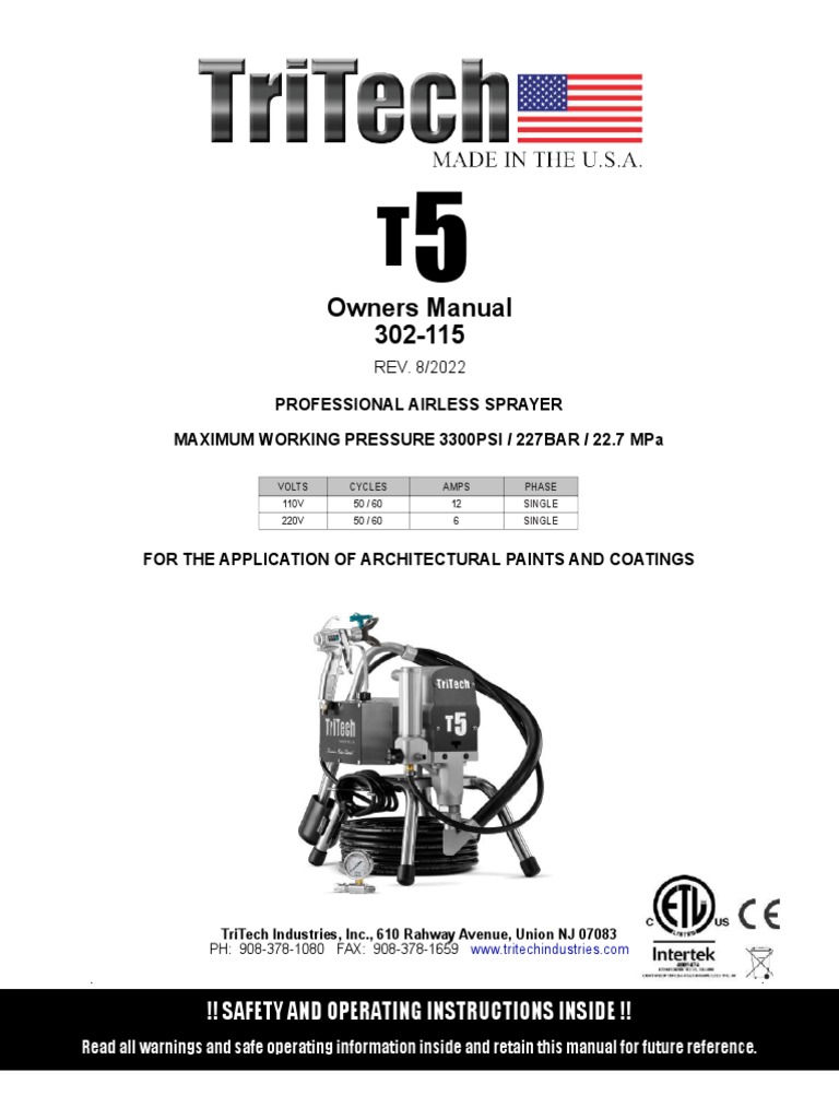 T5 Manual | PDF | Ac Power Plugs And Sockets | Electrical Connector