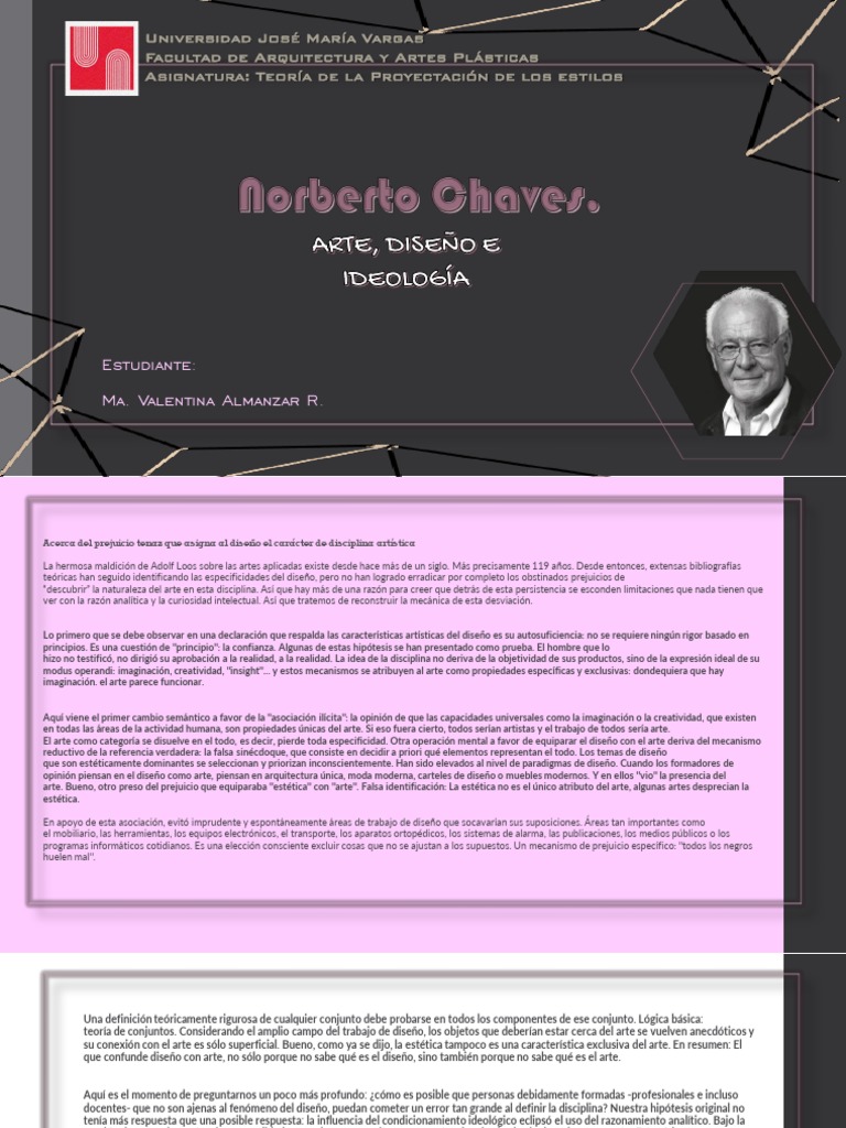 Norberto Chaves ARTE, DISEÑO E IDEOLOGÍA | PDF | Diseño | Creatividad