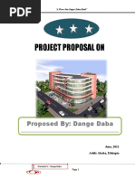PROJECT PROPOSAL On Hotel Final Doct Edited | PDF | Internal Rate Of ...