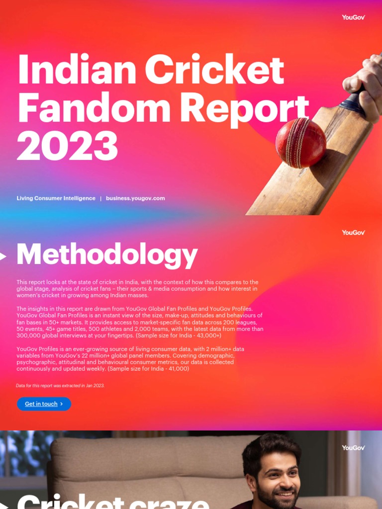 YouGov India Cricket Fandom Report Feb 2023 | PDF | Legal Liability ...
