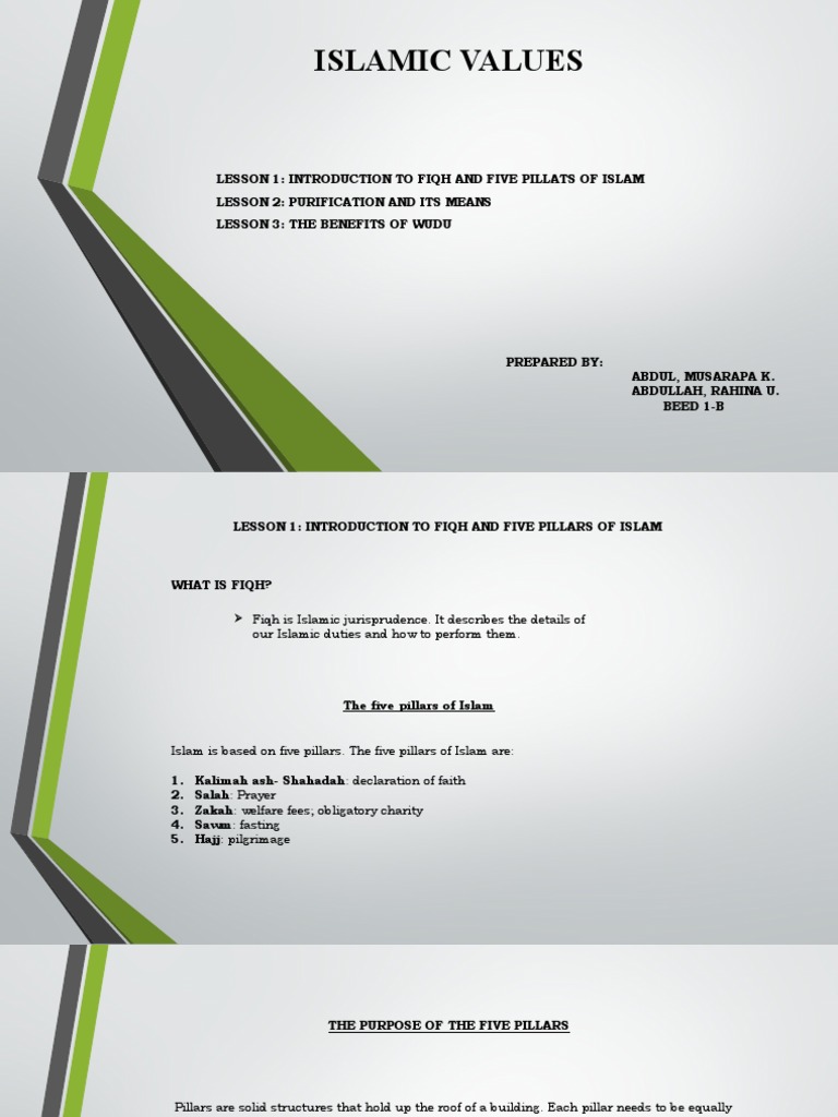 Islamic Values | PDF | Abrahamic Religions | Religious Faiths