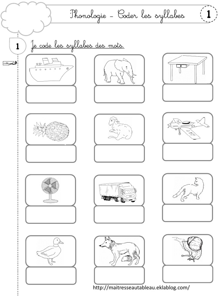 PHONO GS Les Syllabes Partie 2 Blog | PDF