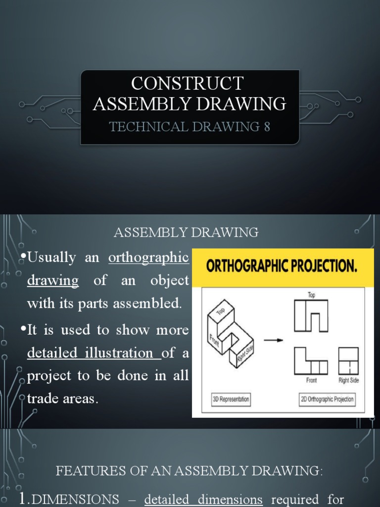 CONSTRUCT Assembly Drawing 8 | Download Free PDF | Technical Drawing