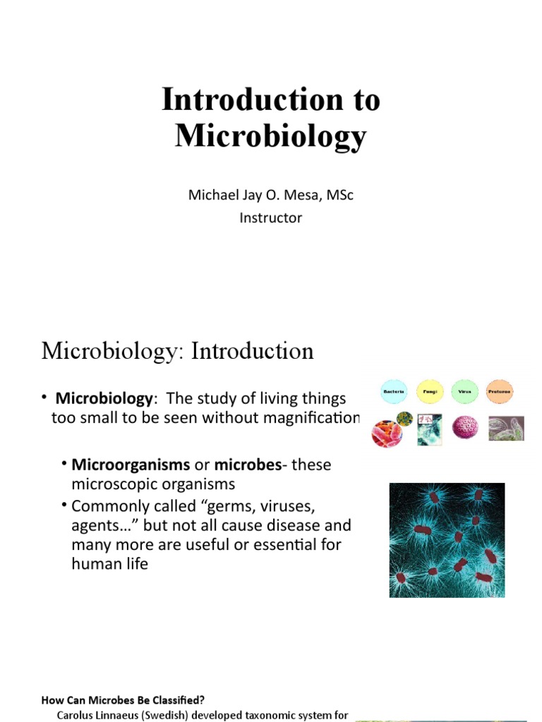 Introduction to Microbiology | PDF | Microorganism | Organisms
