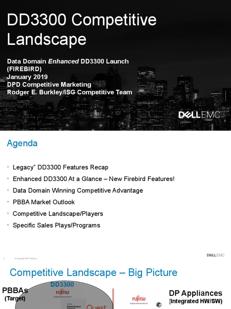 dd3300 Competitive Landscape | PDF | Cloud Computing | Backup