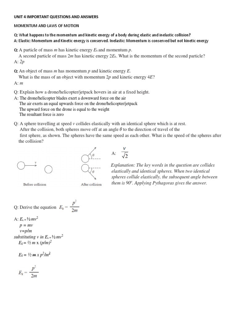 UNIT 4 QA Sheet | PDF